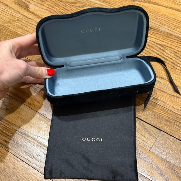 Gucci | Accessories | Gucci Black Velvet Glasses Case | Poshmark